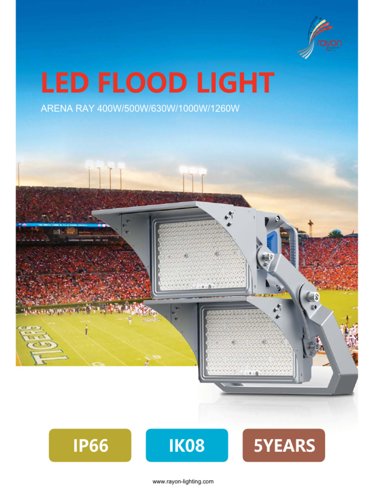 Rayon Lighting Arena Ray | PDF | Power Supply | Electric Power