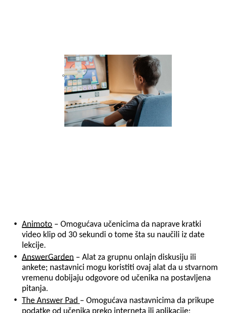 Otvoreni Obrazovni Digitalni Alati Za Interaktivnu Nastavu I | PDF