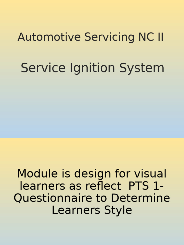 2025 Lo2 Servicing Ignition System (Sis) | PDF | Distributor | Ignition ...