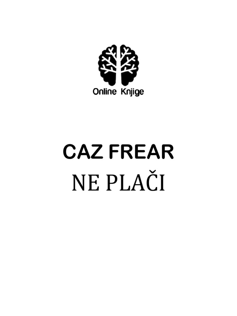 Caz Frear - Ne Plači | PDF