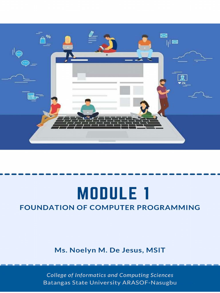 Chapter 1 - Foundation of Computer Programming | PDF | Assembly Language | Computer Programming