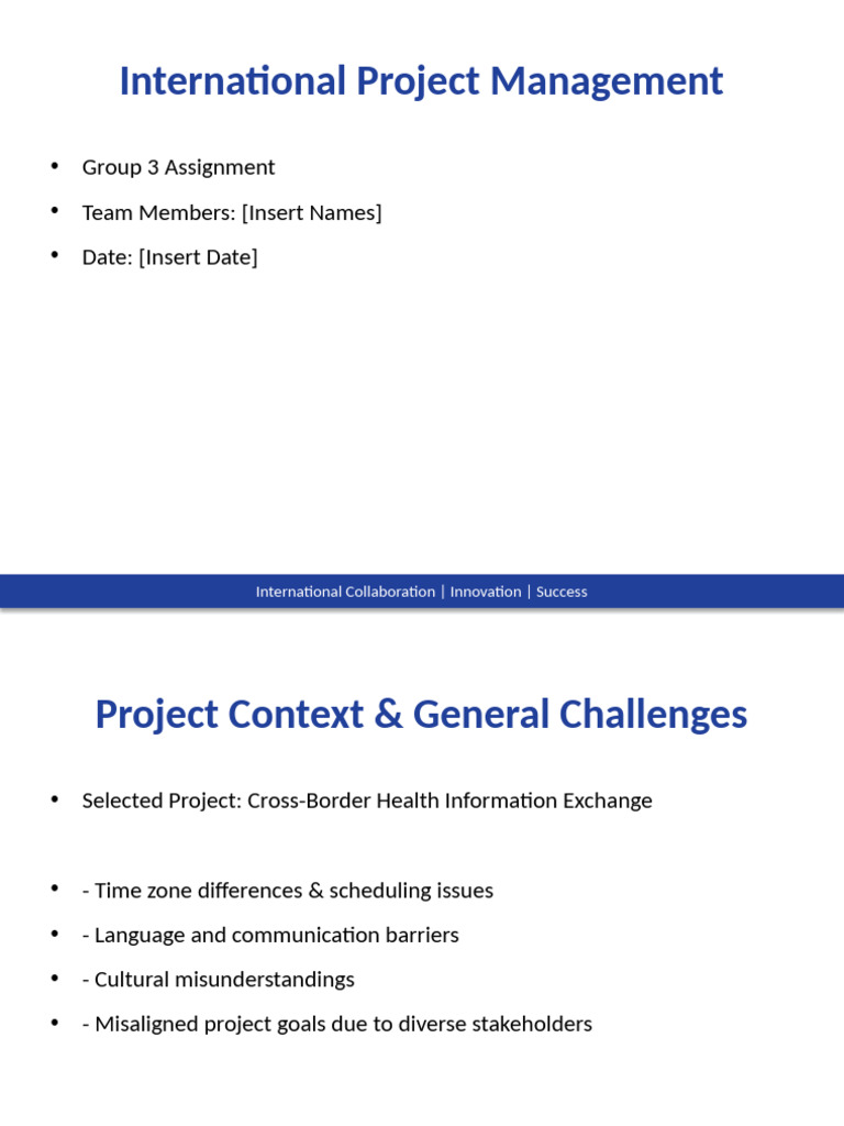 Glamorous International Project Management | PDF | Project Management ...