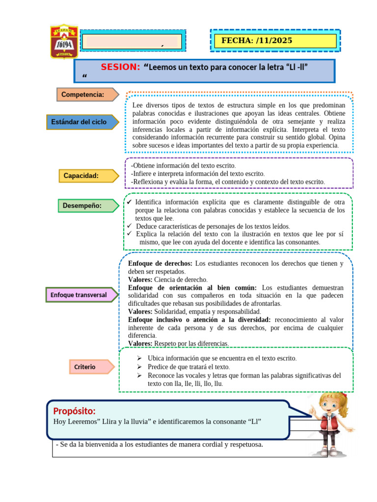 Lectura y Aprendizaje de la Letra Ll | PDF | Información | Cognición