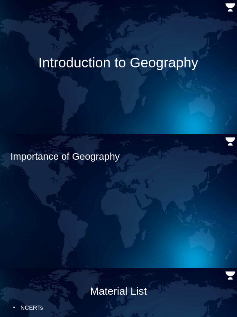 Introduction to Geography Concepts | PDF | Apsis | Latitude