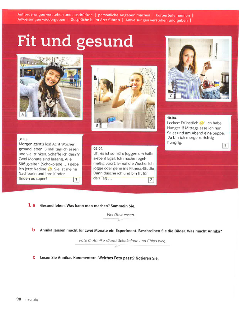 Netzwerk Neu A1 Kursbuch K8 | PDF