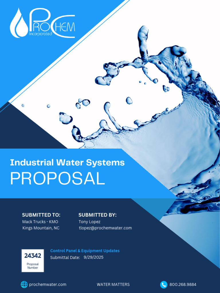 Mack Trucks Water System Proposal | PDF