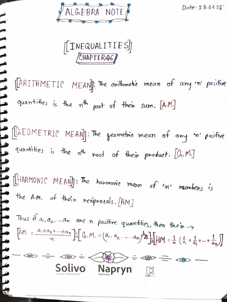 Algebra Note For TT-1 (By TS) | PDF