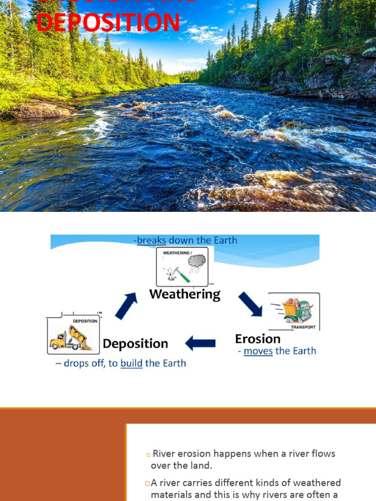 River Erosion and Deposition Explained | PDF | Erosion | River