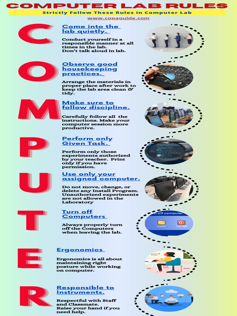Computer Lab Rules | PDF