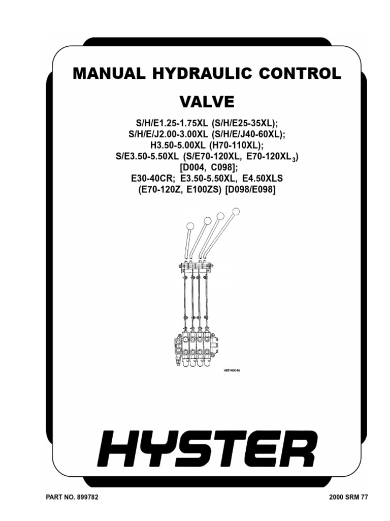 Manual Hydraulic Control Valve Guide | PDF | Valve | Piston