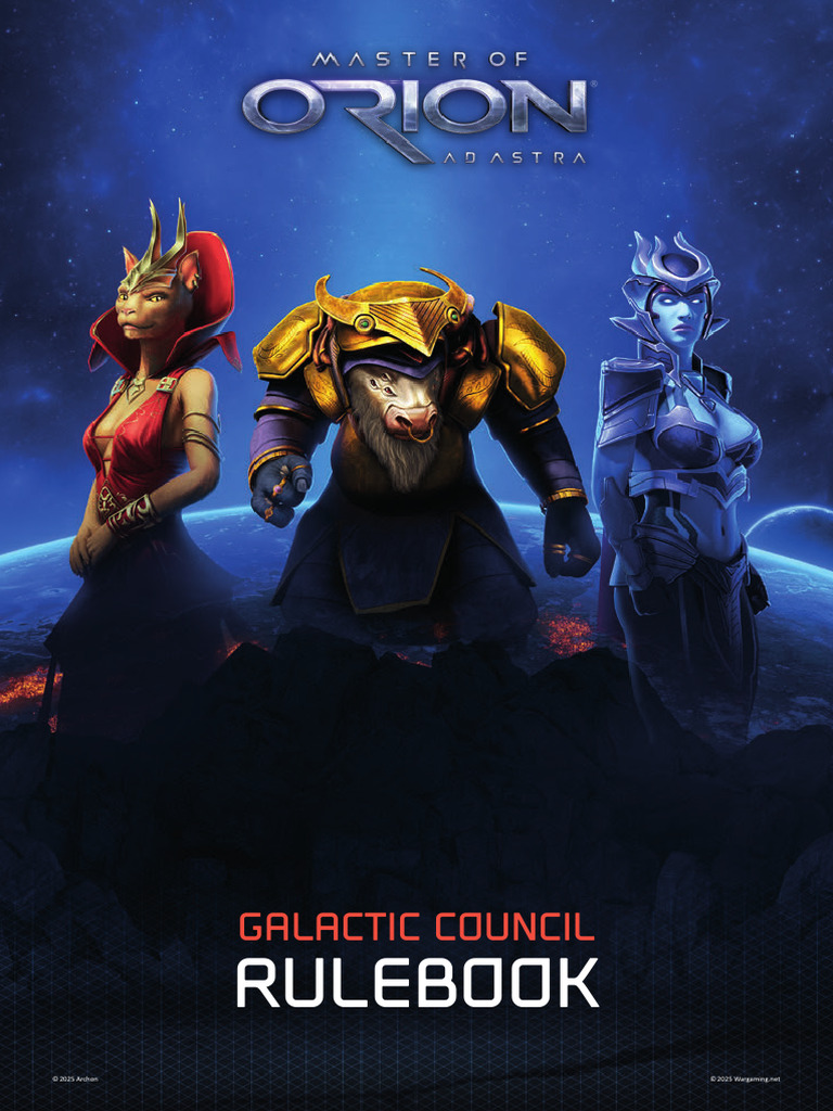 MoO AA Galactic Council Rulebook en | PDF