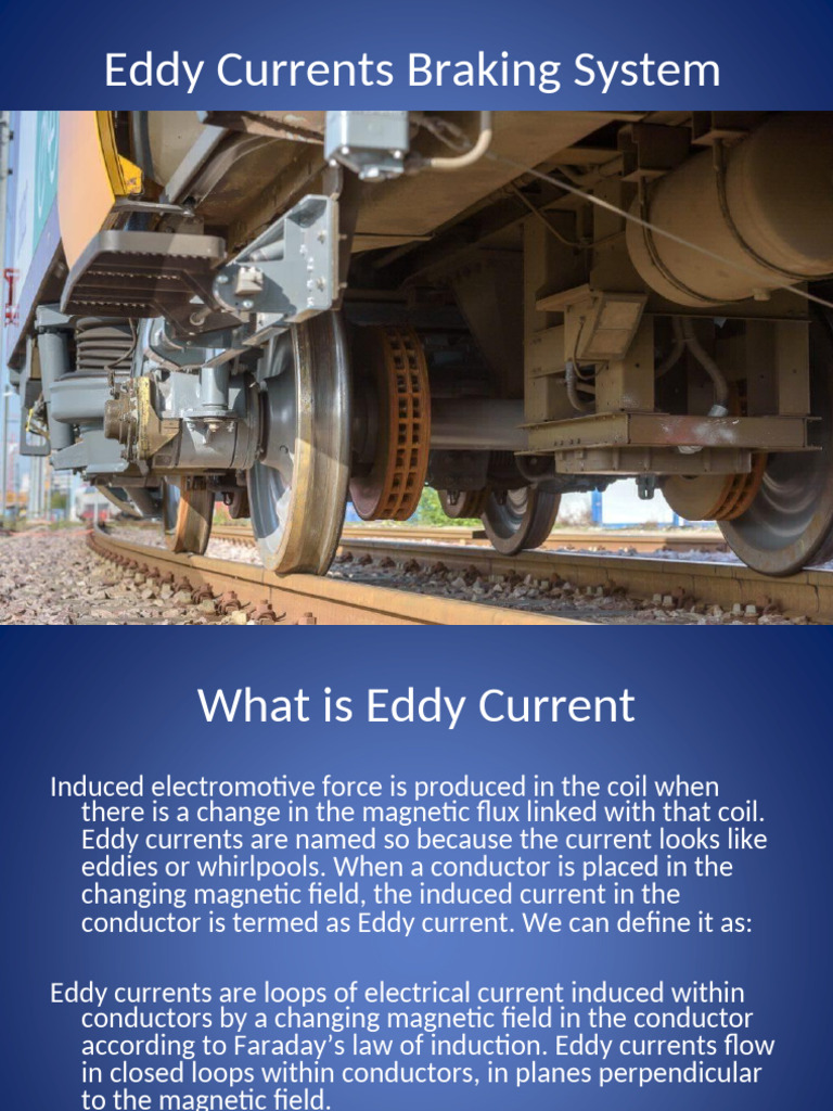 Eddy Currents Braking System Physics 2 | PDF | Electromagnetic ...