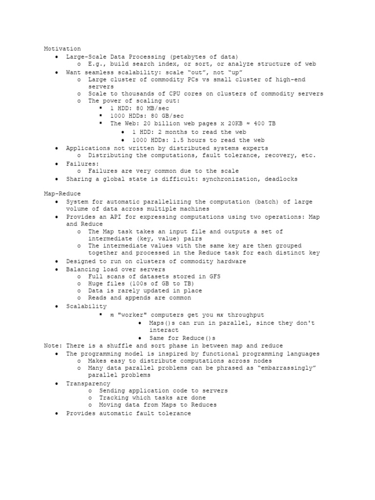 02.1 MapReduce Architecture | PDF | Map Reduce | Process (Computing)