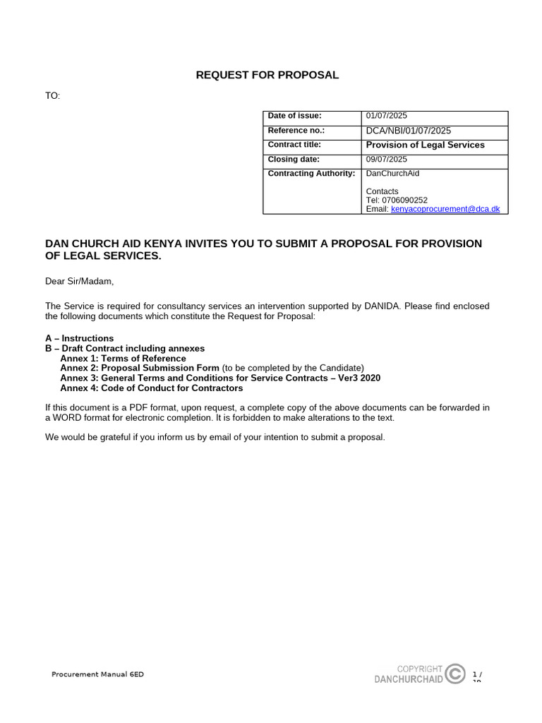 RFP Legal Services | PDF | Employment | Regulatory Compliance