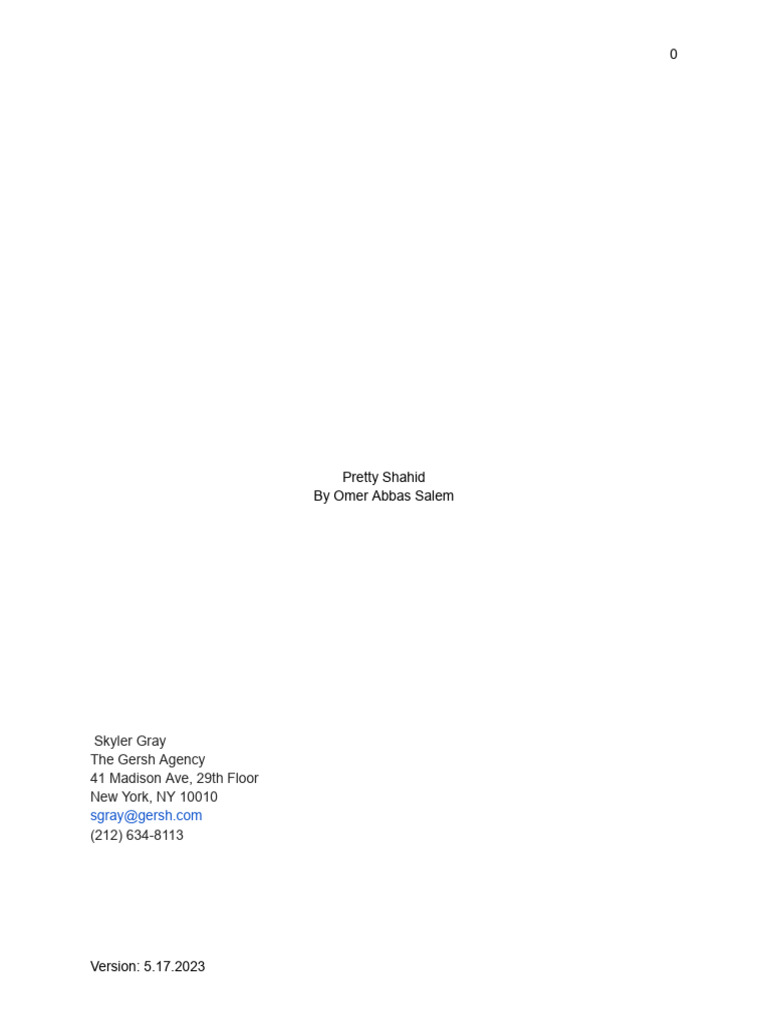 Pretty Shahid - Omer Abbas Salem | PDF