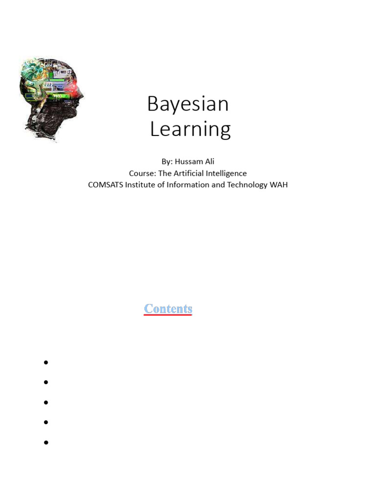 Learning - Bayesian 1 | PDF | Statistical Classification | Bayesian Inference