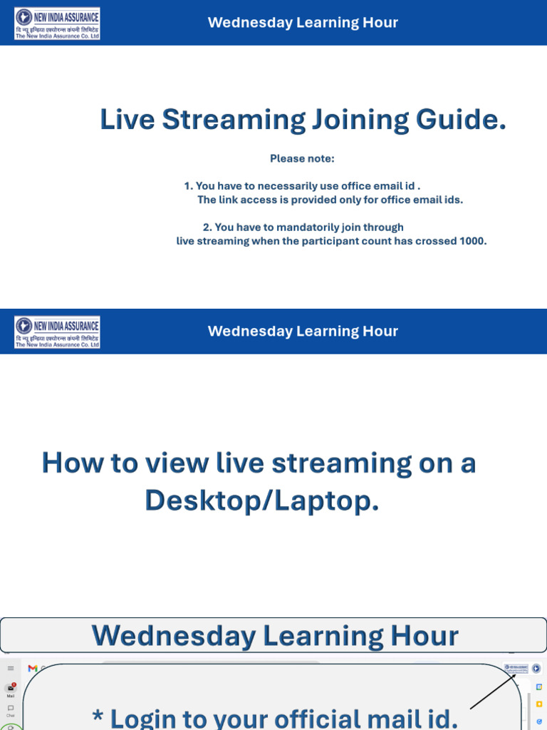 How To Join Wednesday Learning Hour - Live Stream - 251105 - 104303 | PDF