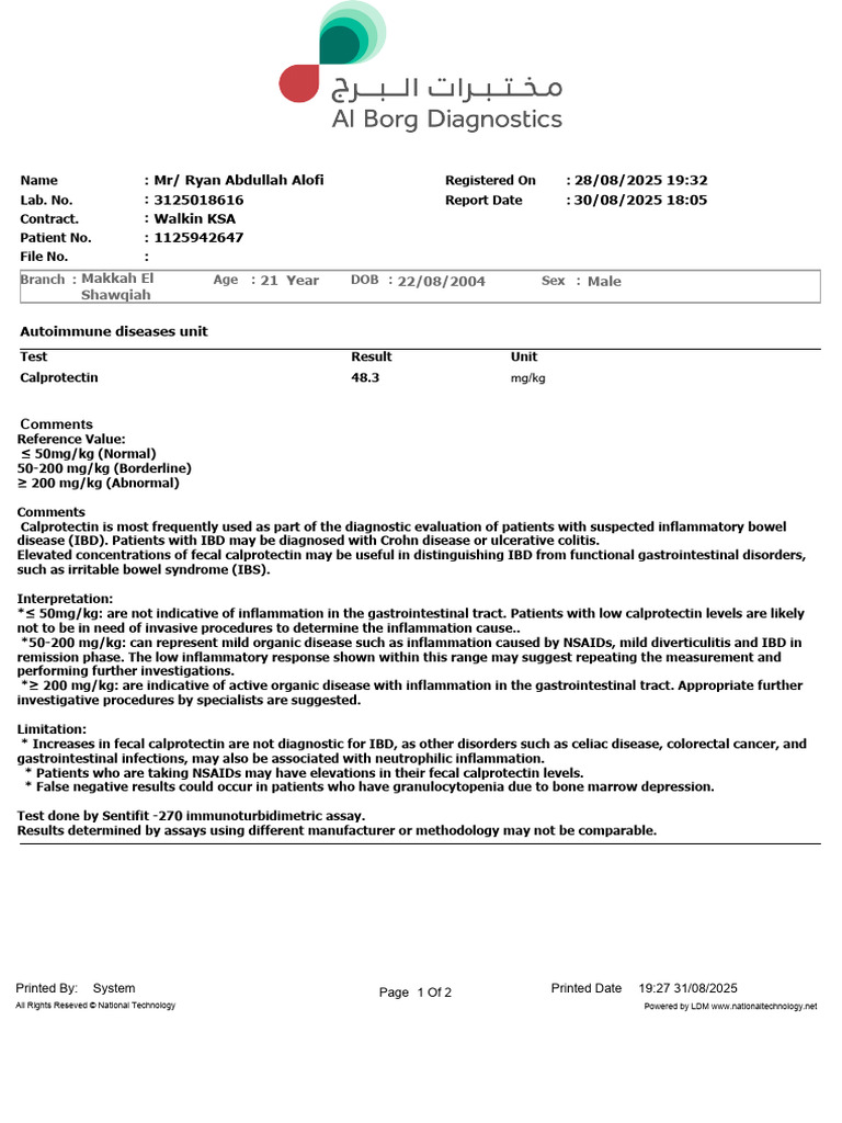 AlBorg_ResultClinicalGroup | PDF | Inflammatory Bowel Disease | Medical ...