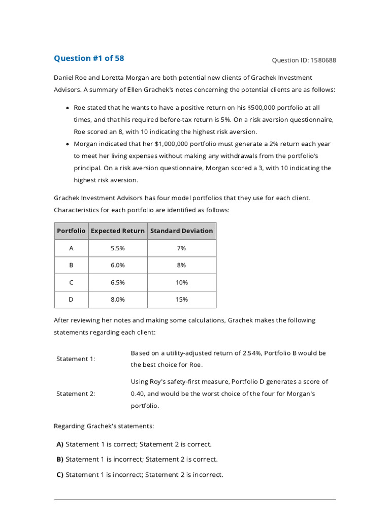 Investment Portfolio Analysis and Strategies | PDF | Asset Allocation ...