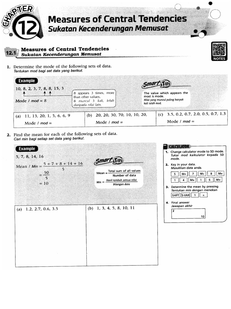 Chapter 12- Measure of Central Tendency | PDF