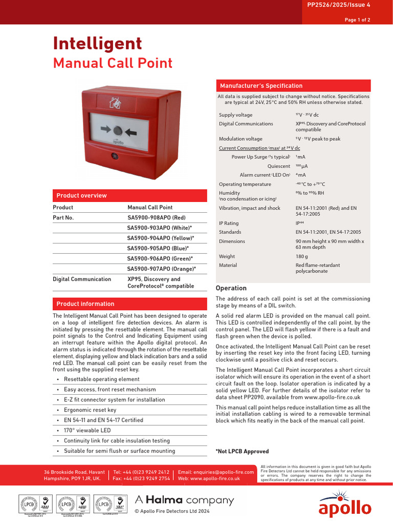 PP2526 Intelligent MCP Issue 4.PDF | PDF | Manufactured Goods ...