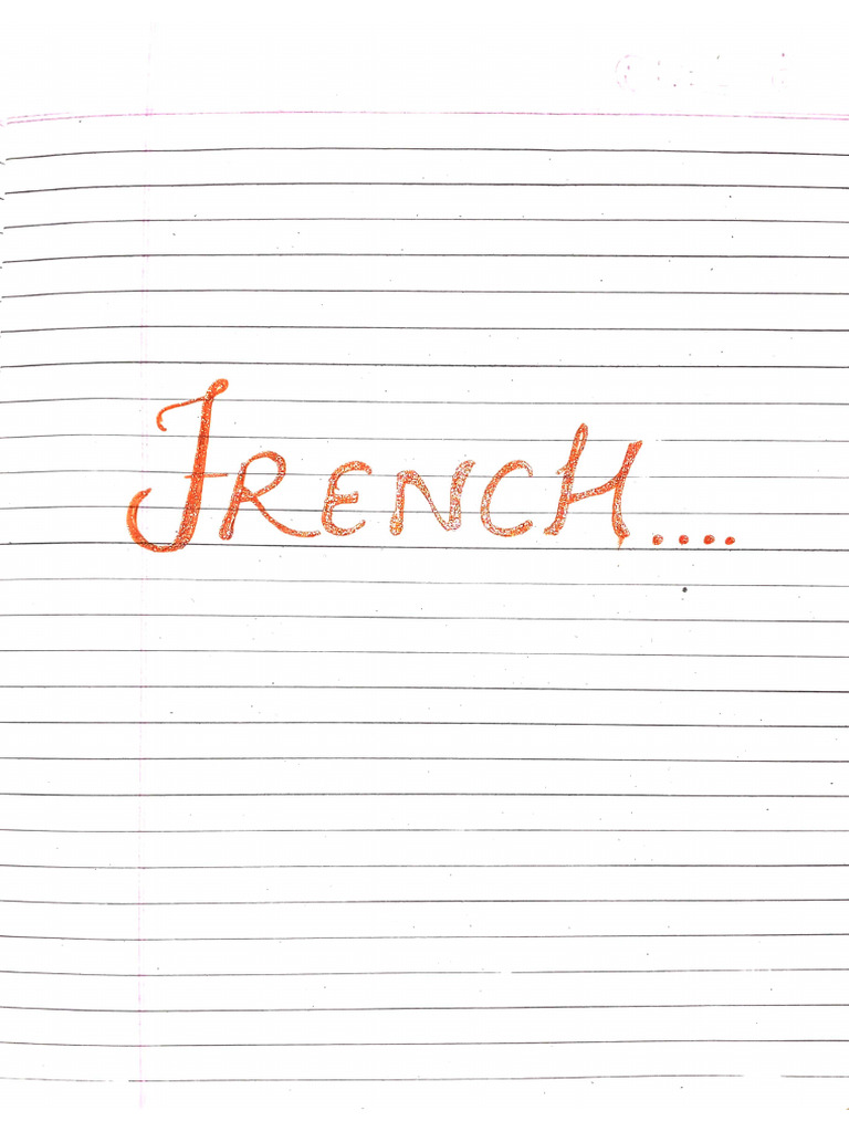 French Notes | PDF