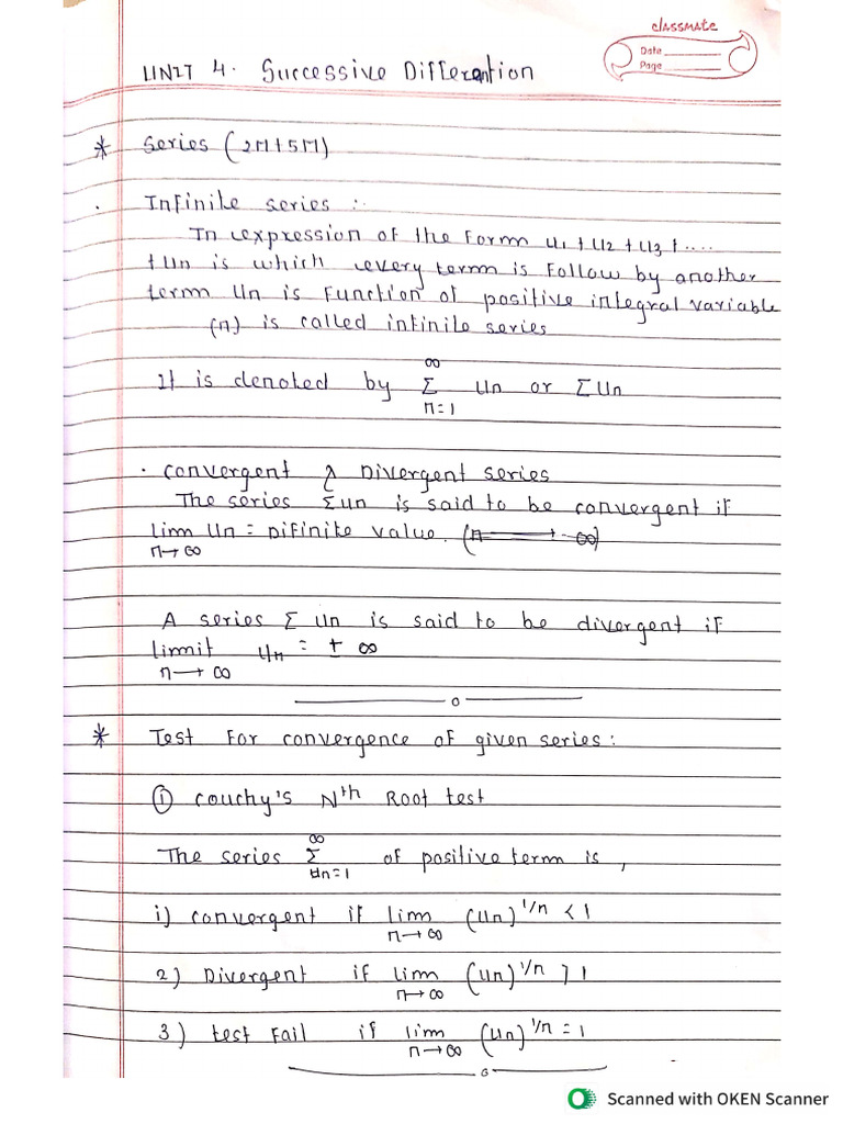 Unit4. Differentiation | PDF