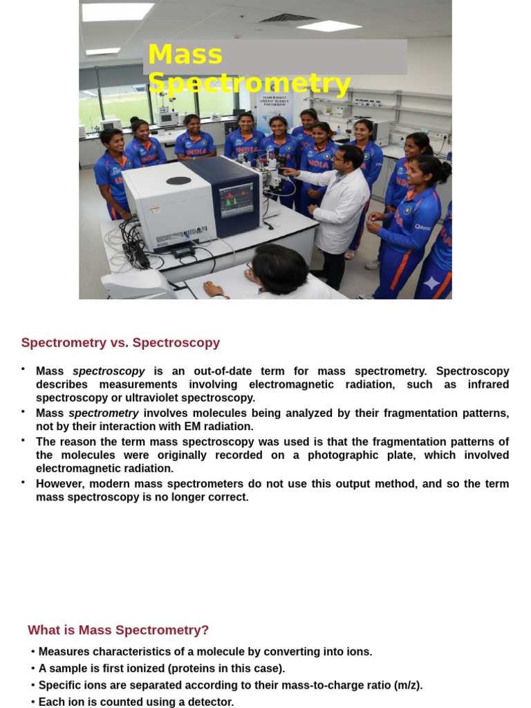 Mass Spectros | PDF | Mass Spectrometry | Tandem Mass Spectrometry