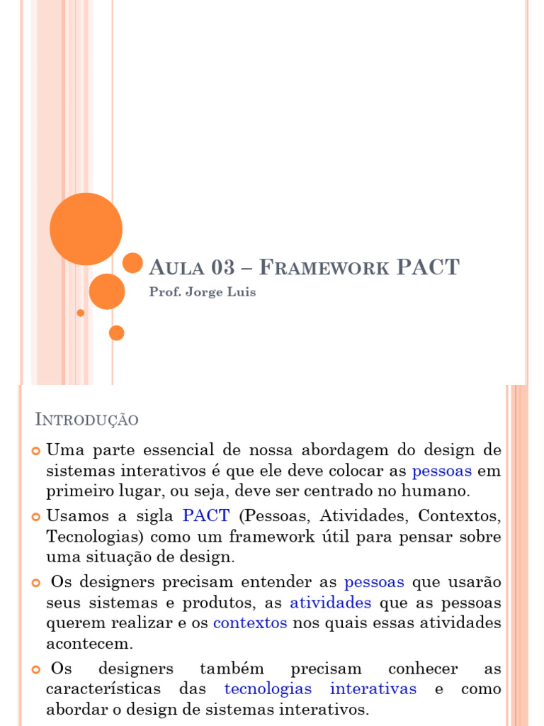 Design Centrado no Humano: Framework PACT | PDF | Mente | Aprendizado
