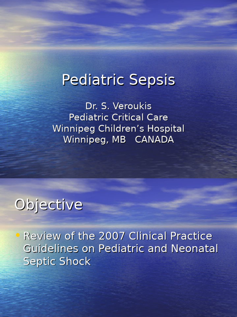 Pediatric Sepsis | PDF | Sepsis | Shock (Circulatory)