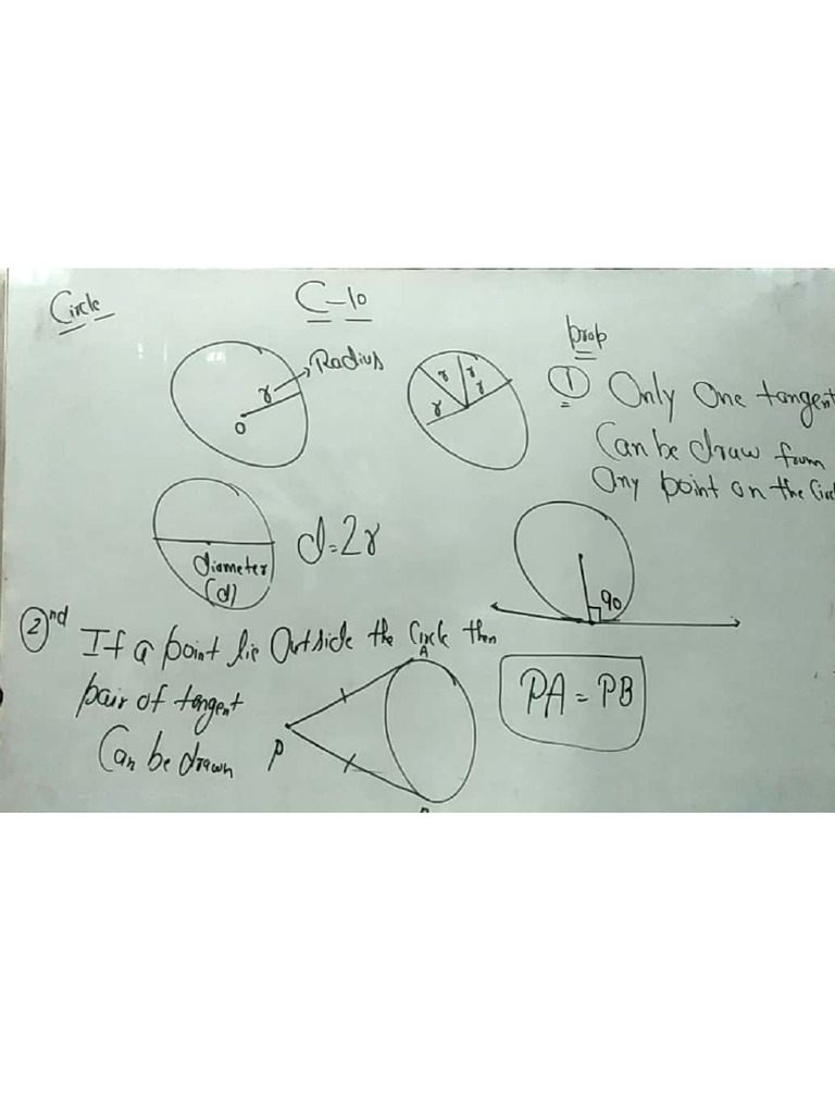 Circle Part 1 | PDF