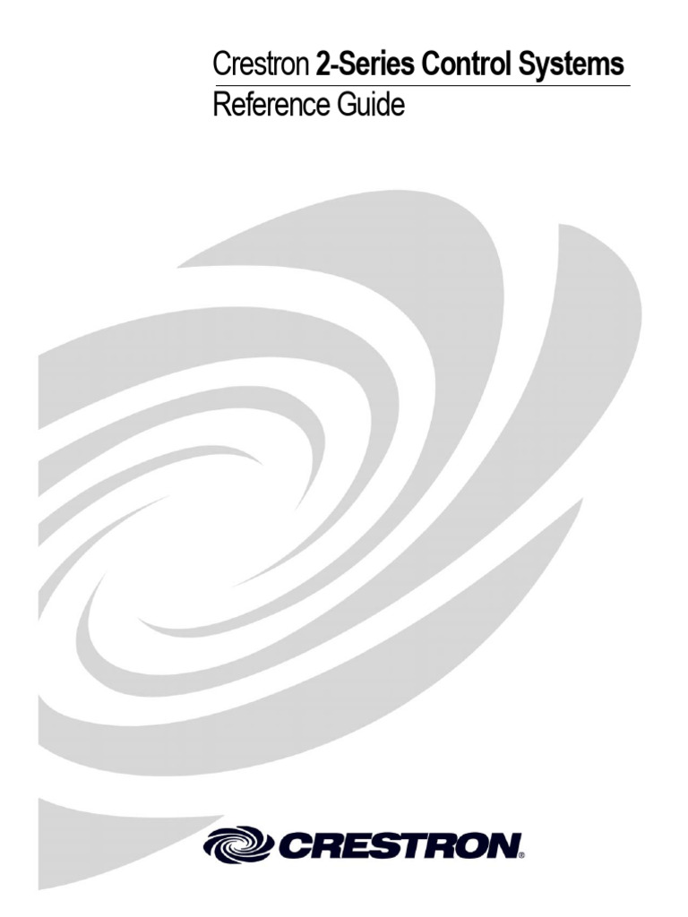 Crestron 2-Series Control Systems Guide | PDF | Ip Address | Computer ...