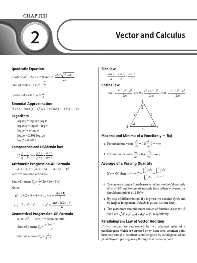 Public – 02_Vectors and Calculus (Theory) | PDF | Euclidean Vector ...