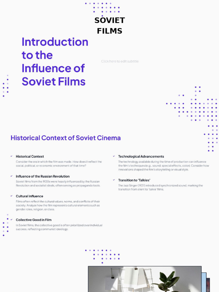 Analyzing Soviet Films - Historical Context and Impact PDF | PDF