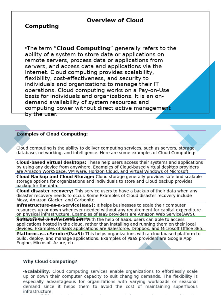 Cloud Computing | PDF | Cloud Computing | Software As A Service