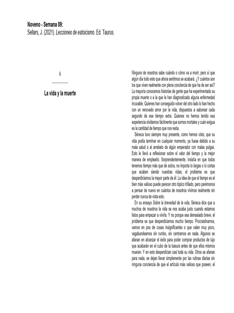 LA VIDA Y LA MUERTE | PDF