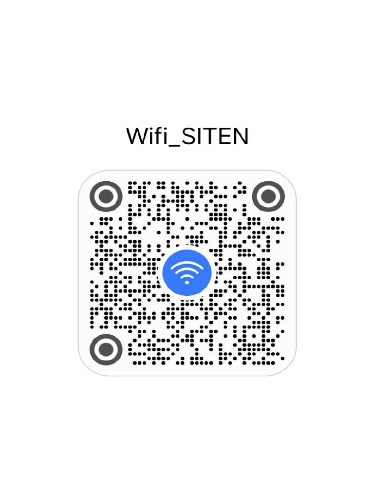 Wi-Fi QR Code Wifi Siten | PDF