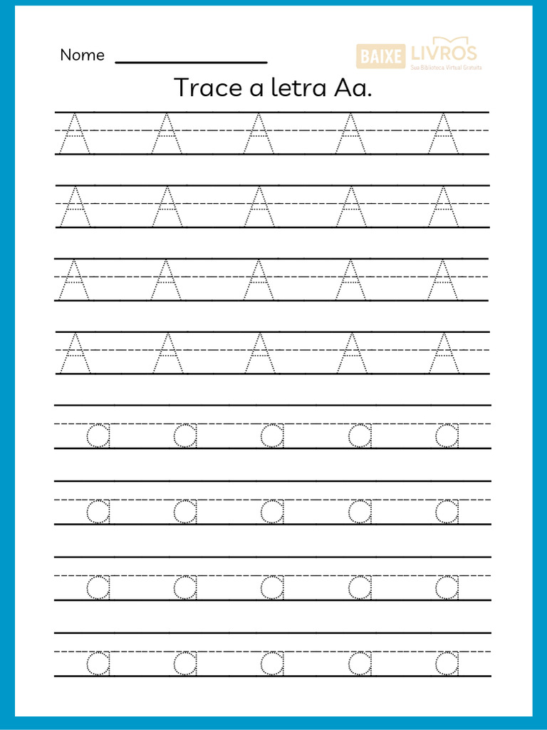 Atividades de Traçado de Letras | PDF