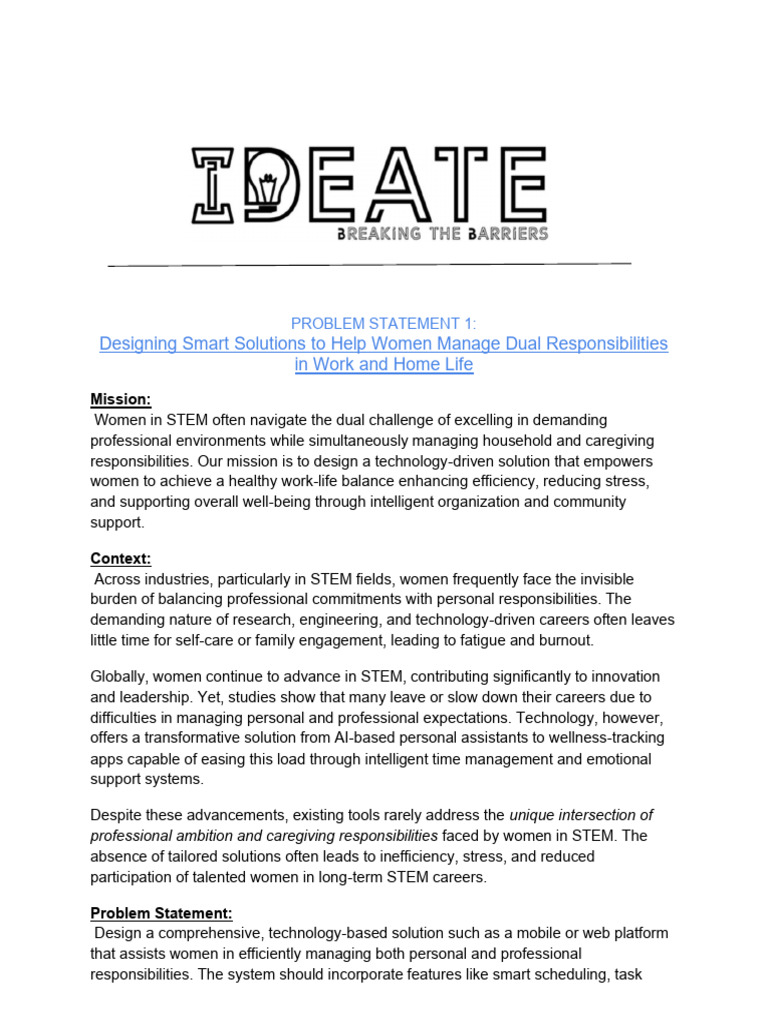 Problem Statements Ideathon 2025 | PDF | Artificial Intelligence ...