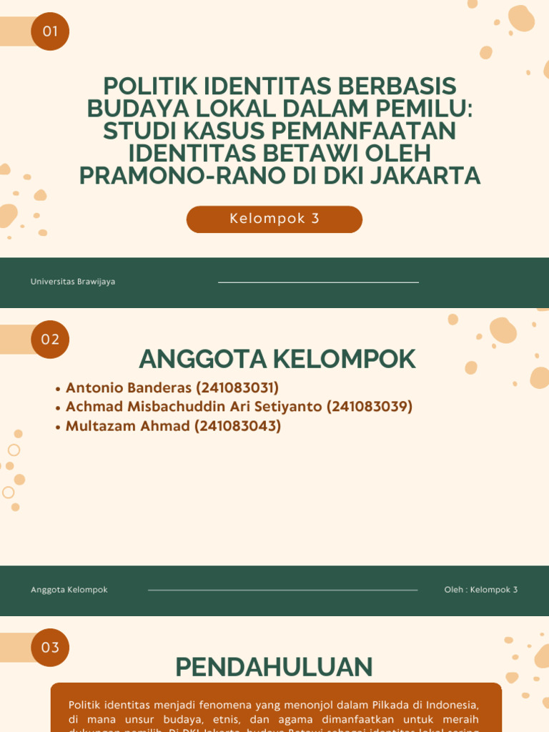 Politik Identitas Betawi di Pilkada DKI | PDF