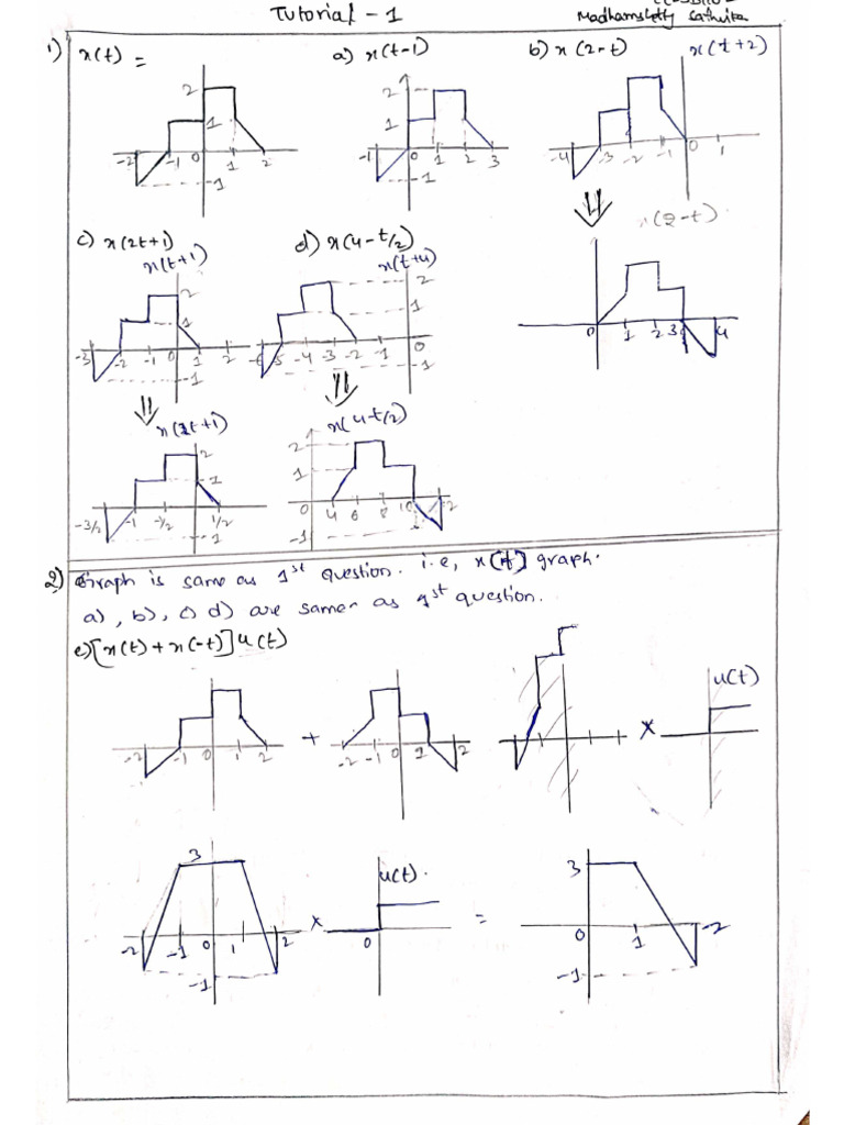 Tutorial One Solutions | PDF
