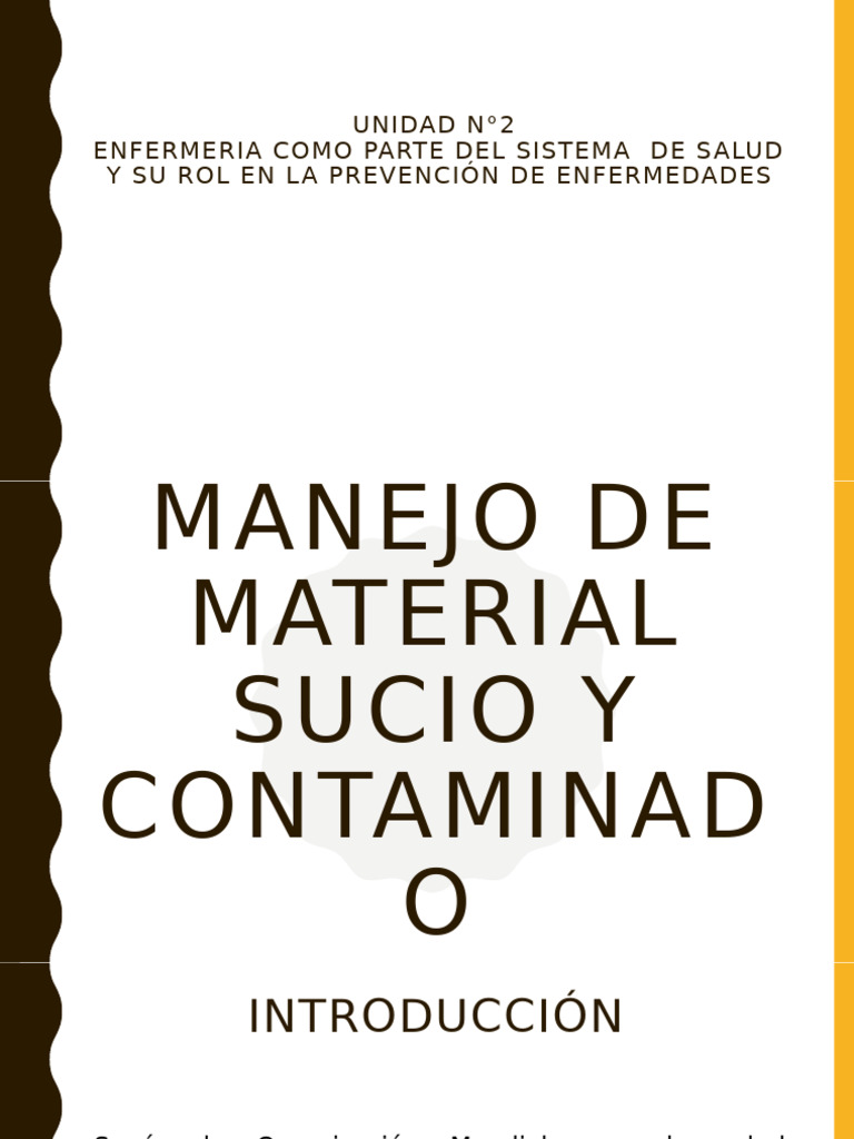Manejo de Material Contaminado | PDF | Residuos | Contaminación
