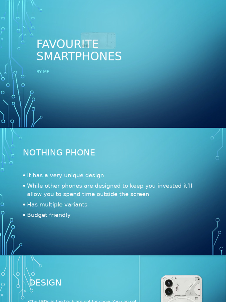 Favourite Smartphones | PDF