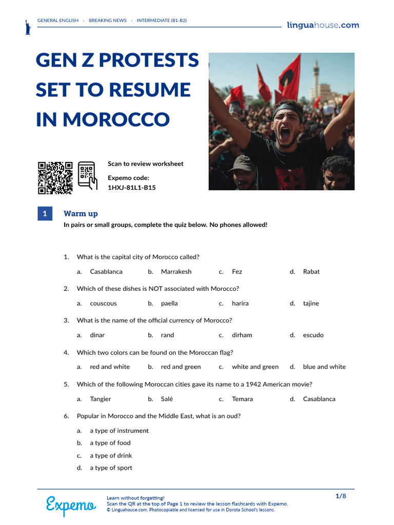 Gen Z Protests Resume in Morocco | PDF | Morocco