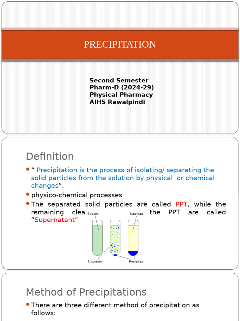 Precipitation | PDF