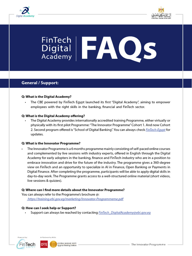 FAQs | PDF | Financial Technology | Finance & Money Management