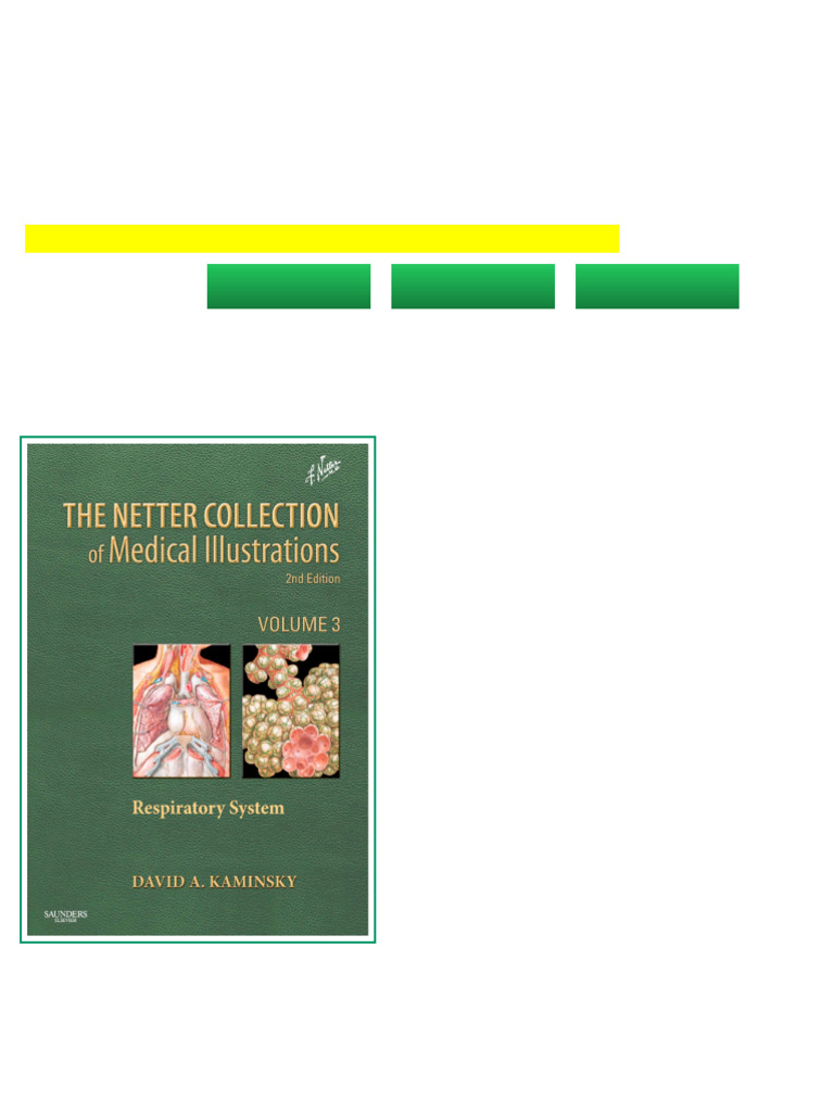 Netter Collection of Medical Illustrations Respiratory System 2nd ...