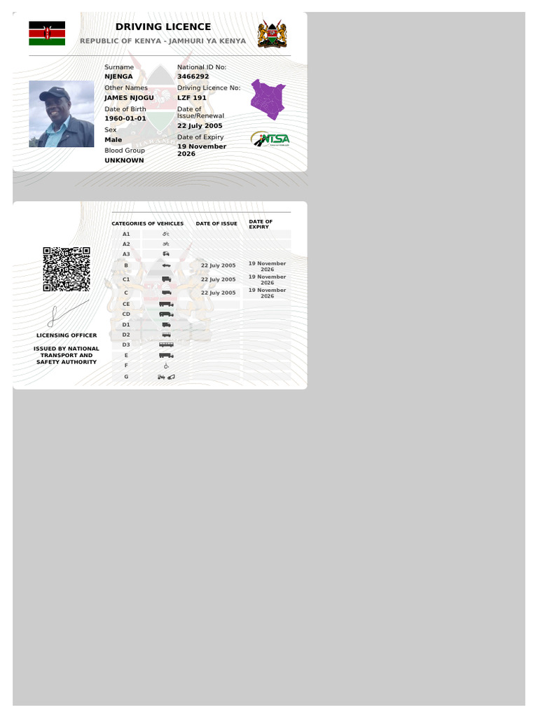DLR ZL3UVJA7D Electronic Driving License | PDF