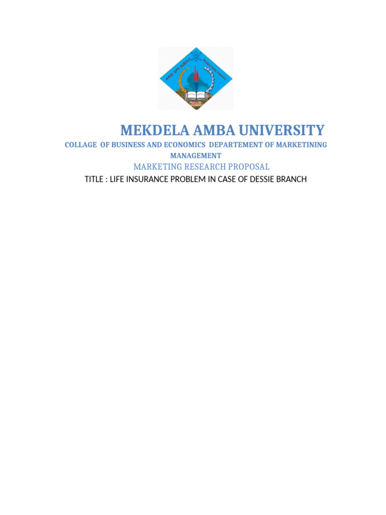 101 Proposal | PDF | Insurance | Life Insurance