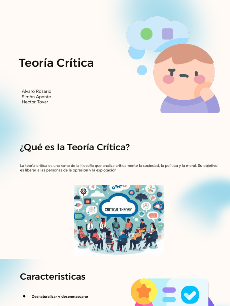 Teoría Crítica | PDF | La teoría crítica | Educación en artes liberales